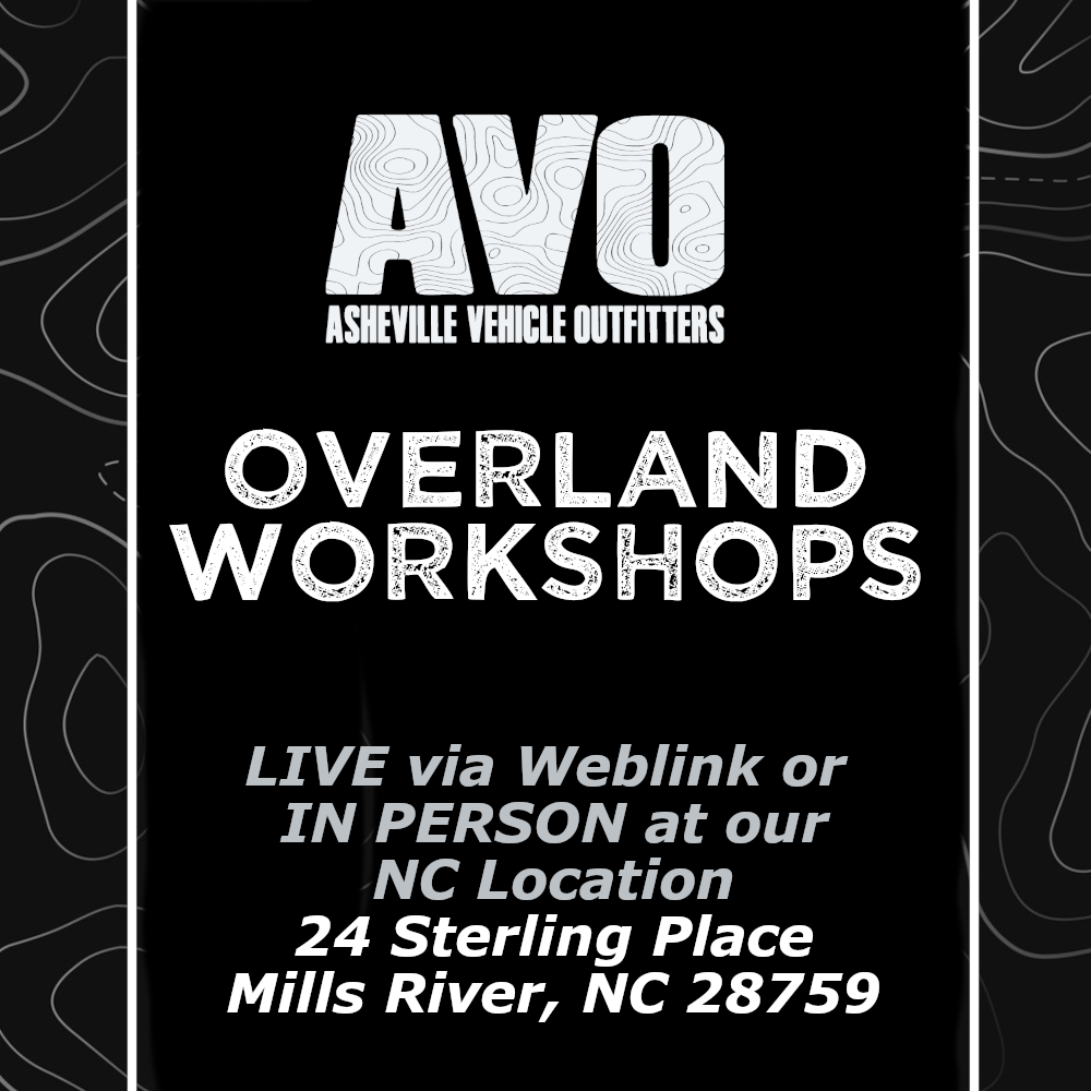 AVO Overland Workshop – Asheville Vehicle Outfitters